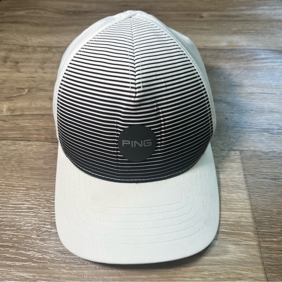 Ping | Accessories | Ping Golf Hat 1 One Ten Yupoong Snapback Whitegray ...